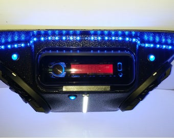 Universal Overhead Stereo Radio Console for Golf Cart UTV RZR