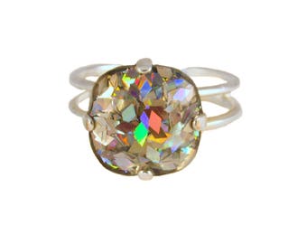 Holographic ring | Etsy