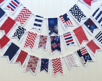 Patriotic bunting | Etsy