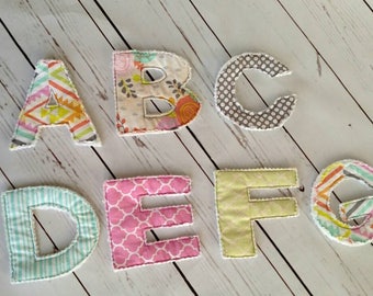 Fabric letters | Etsy