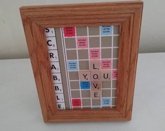 Wall scrabble board | Etsy