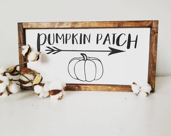 Pumpkin patch sign | Etsy