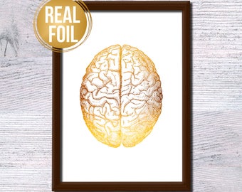 Brain art | Etsy