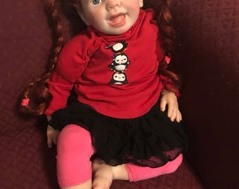 CUSTOM ORDER Reborn Toddler Doll Baby Child Size Girl Perla