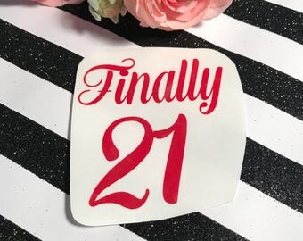 21st birthday decor | Etsy