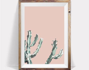 Cactus print Wall art prints PRINTABLE art set Modern art
