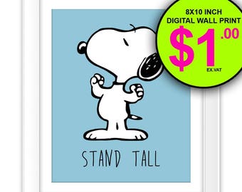 Snoopy art | Etsy