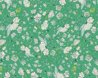 Floral knit fabric | Etsy