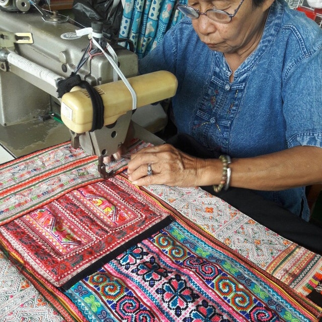 Handmade embroidered Hill Tribe bags Boho bags by TribalBohemia