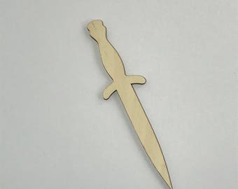 Wood dagger | Etsy
