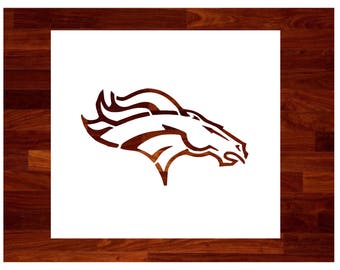 Broncos stencils | Etsy