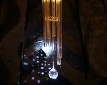 Crystal wind chime | Etsy