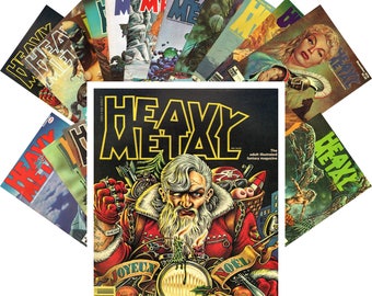 Heavy metal magazine | Etsy