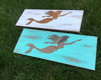 Mermaid signs | Etsy