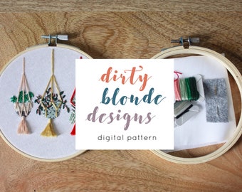 Embroidery hoop kit | Etsy