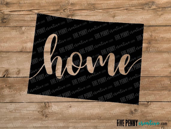Colorado Home State SVG PNG EPS Cricut Silhouette