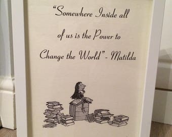 Matilda quote | Etsy