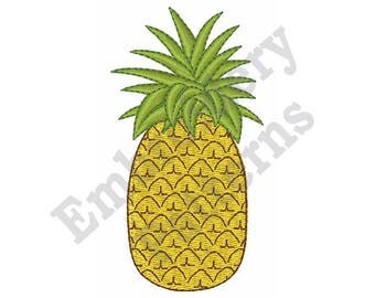Pineapple embroidery | Etsy