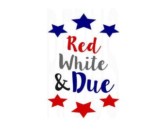 Red white and due | Etsy