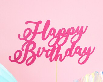 Birthday cake sign | Etsy