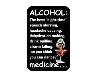 Funny alcohol sign | Etsy