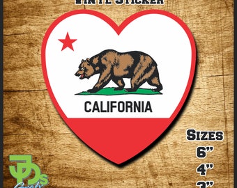California Republic Vinyl Sticker Decal