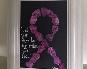 Cancer rock art | Etsy