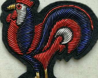 Rooster Hand Embroidery Pattern Chicken Cock Bird Fowl