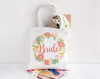 Bride tote bag | Etsy