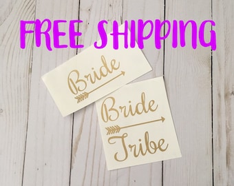 Bridesmaid stickers | Etsy