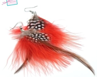 Watercolor Red Feather Red Feather Print Red Feather