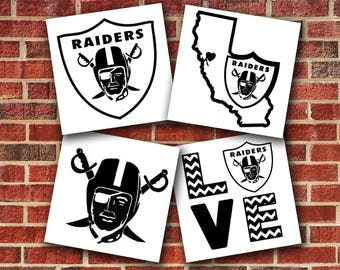 Raiders decal | Etsy