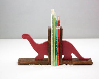 Dinosaur bookends | Etsy