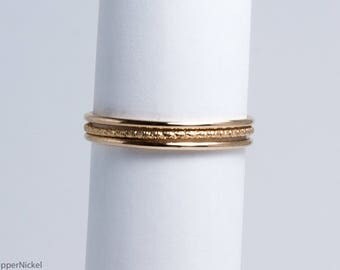 14k stacking rings | Etsy