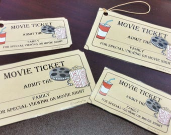 Movie ticket | Etsy