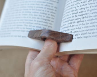 Wooden book holder | Etsy
