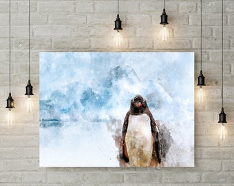 Winter watercolor | Etsy