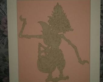 DIY Muscle Man Paper Doll DIY postcard paper puppet