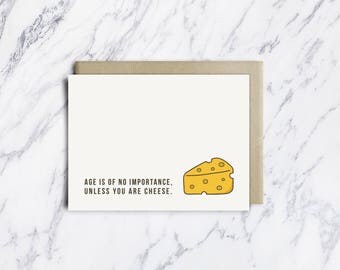 Cheese card | Etsy
