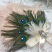Items similar to Extravagant 48" Peacock Feather Mat on Etsy