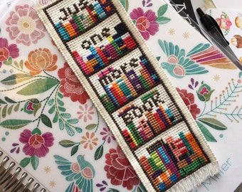 Books cross stitch | Etsy