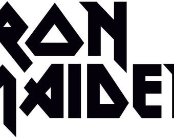 Iron maiden sticker | Etsy