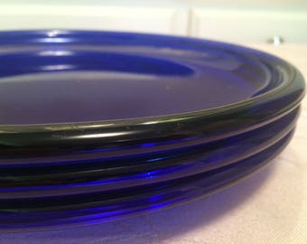 Arcoroc blue bowls | Etsy