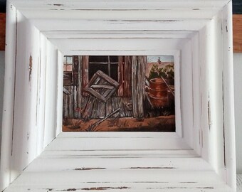 Rustic painting | Etsy