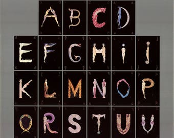 Erte alphabet | Etsy
