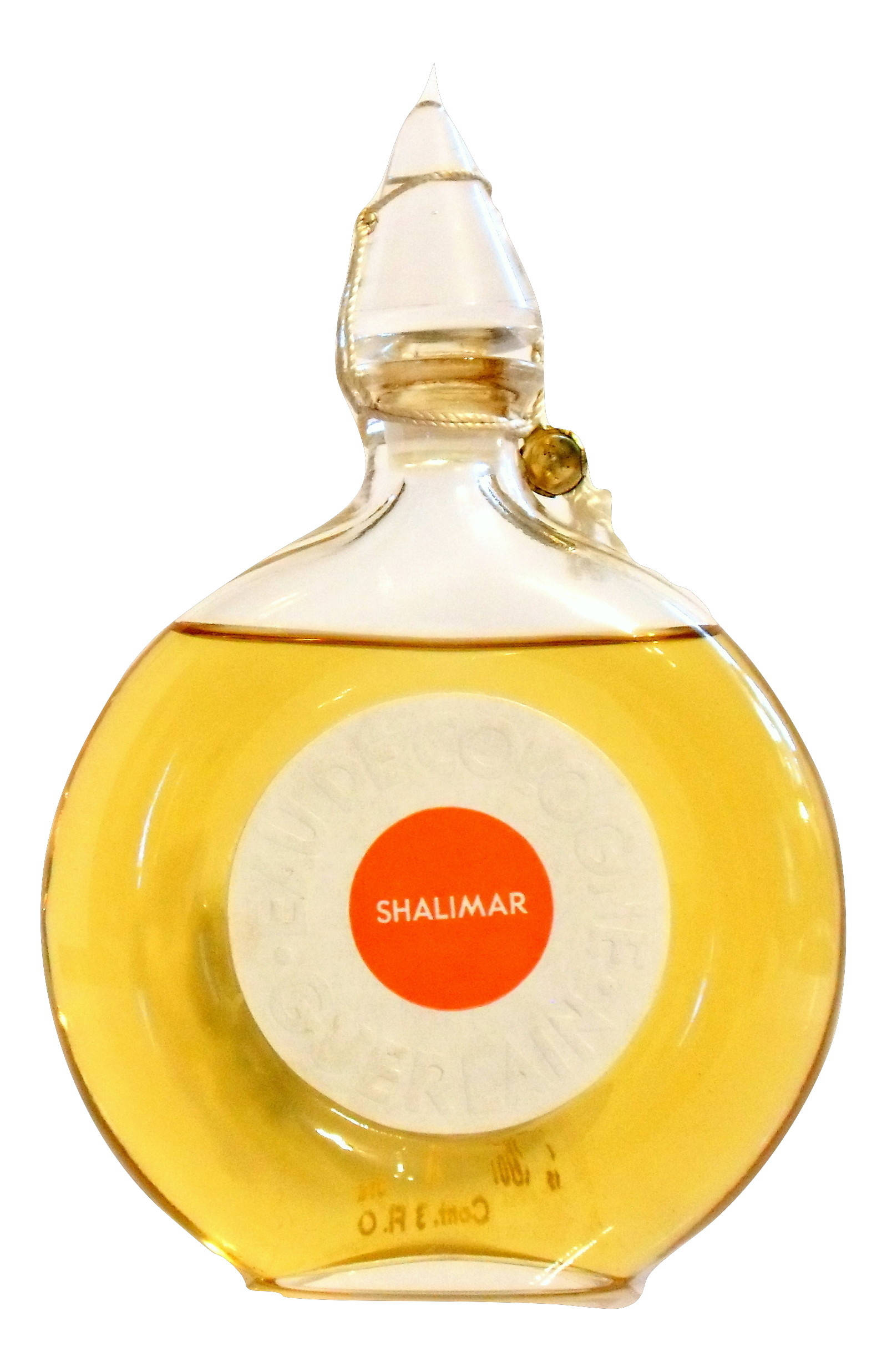 Vintage 1950s Shalimar by Guerlain 3 oz Eau de Cologne Splash