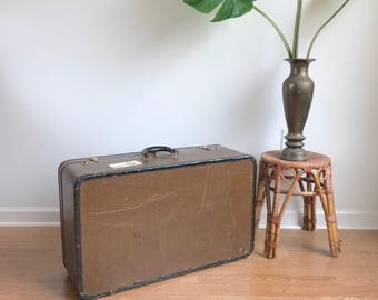Tweed suitcase | Etsy