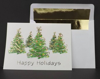 Vintage holiday card | Etsy