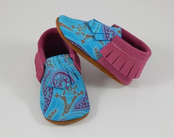Girls moccasins | Etsy