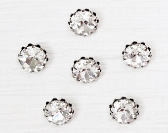 Rhinestone buttons | Etsy